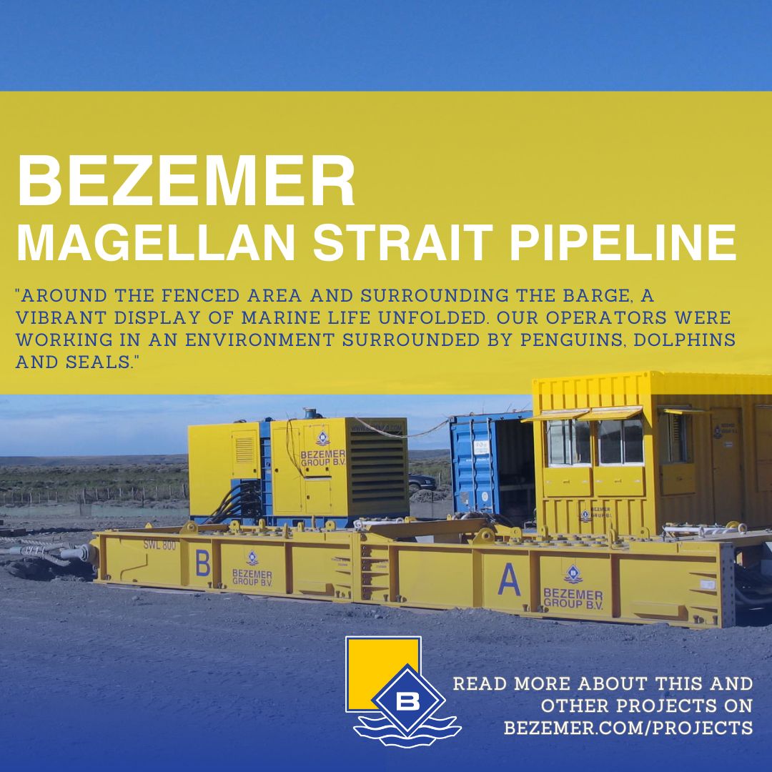 Landfall Magellan Strait Pipeline Agentina | Bezemer Group