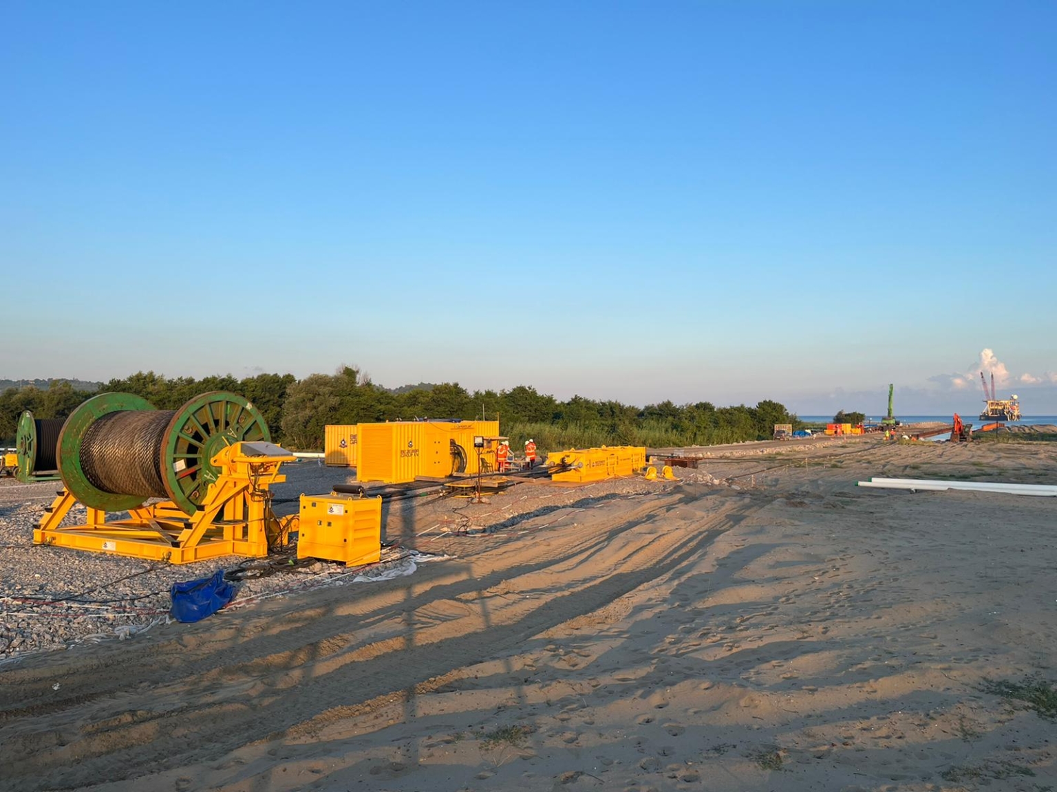 SAKARYA GAS FIELD PROJECT WITH THE C1100 LINEAR WINCH